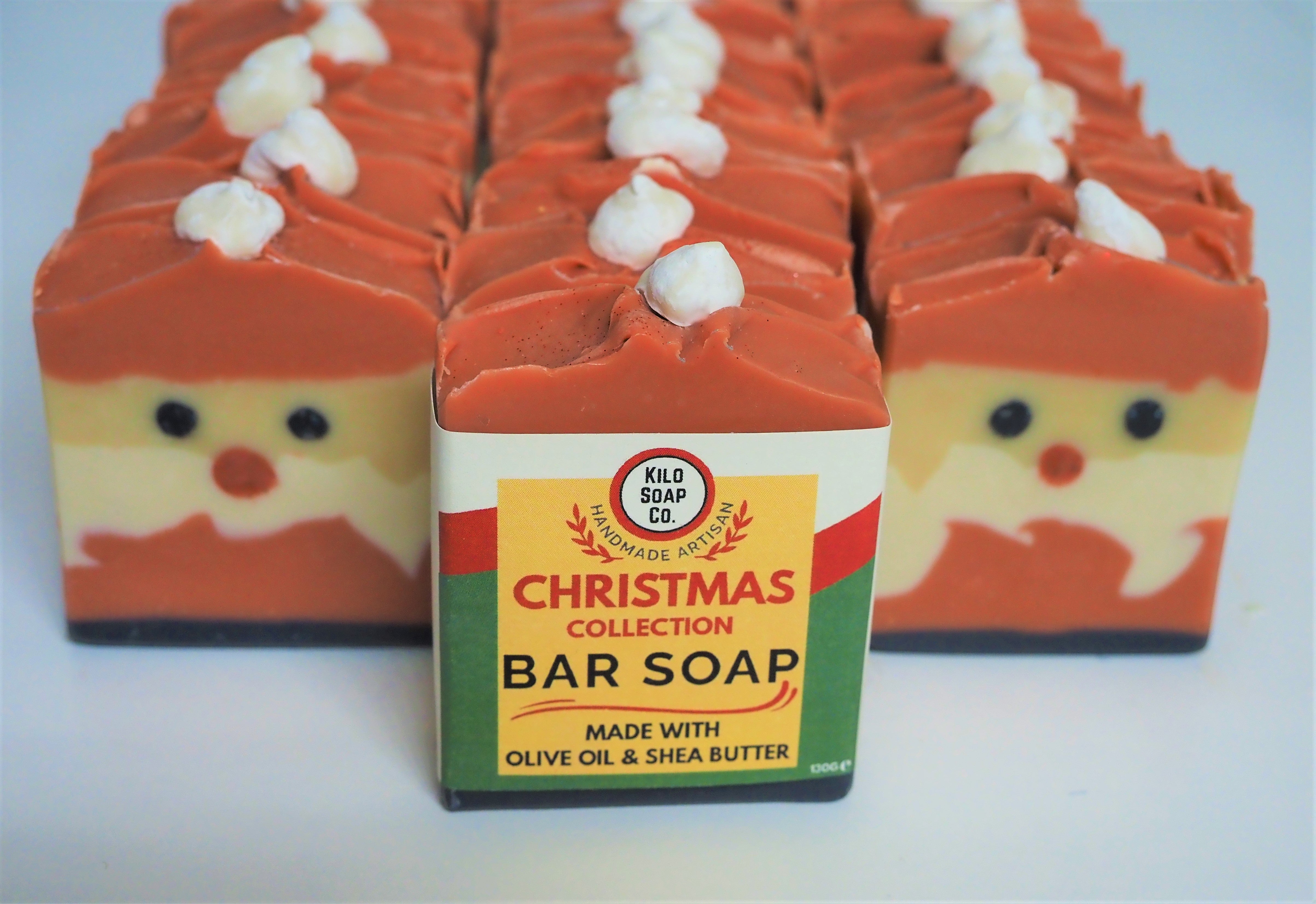 Santa Claus Handmade Artisan soap bar – Kilo Soap Co.